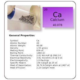 Calcium Rod 5mm 2N5 ESPI Metals ESPI Metals